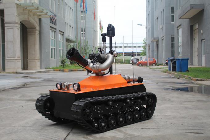 Quick Deployment Automatic Fire Fighting Robot For Petroleum Chemical ...
