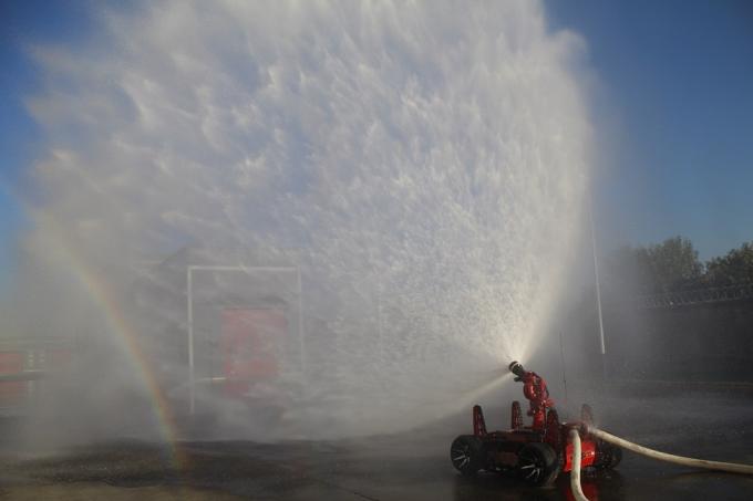 Fire fighting robot Monitor function: spray /jet mode switch, shoot ...