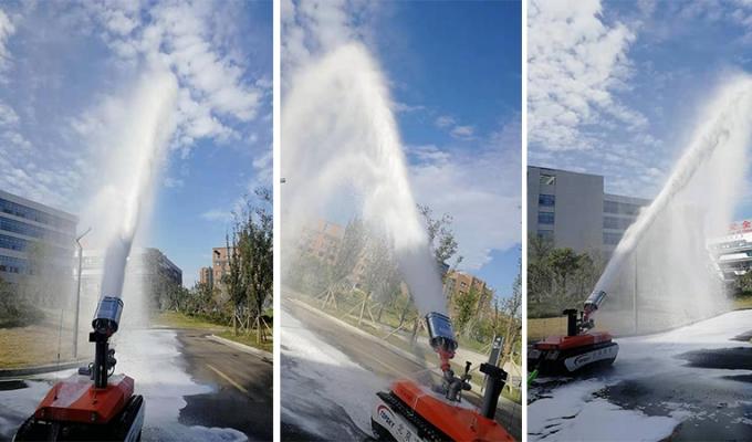 Remote Control Fire Rescue Robot Fire Fighting Robot With Medium ...