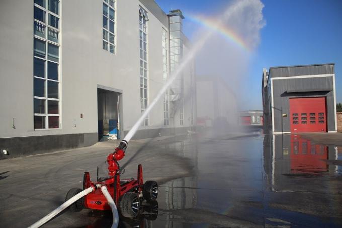 48V Fire Fighting Equipment 0-1.6m/S Speed Remote Control Fire Fighting ...