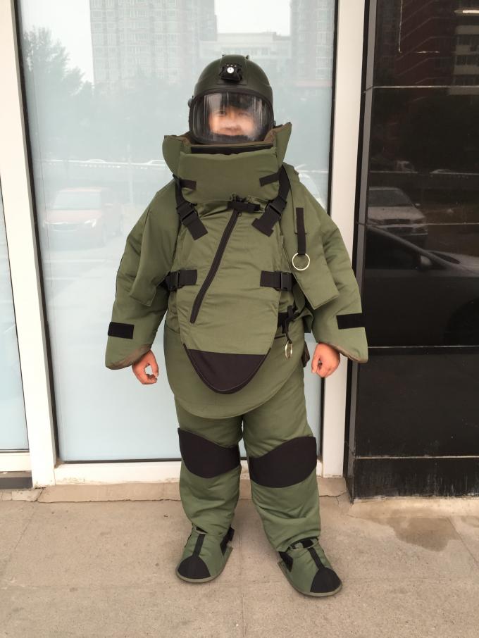 Washable Fire Retardant Bomb Disposal Equipment EOD Bomb Suit Backbone ...